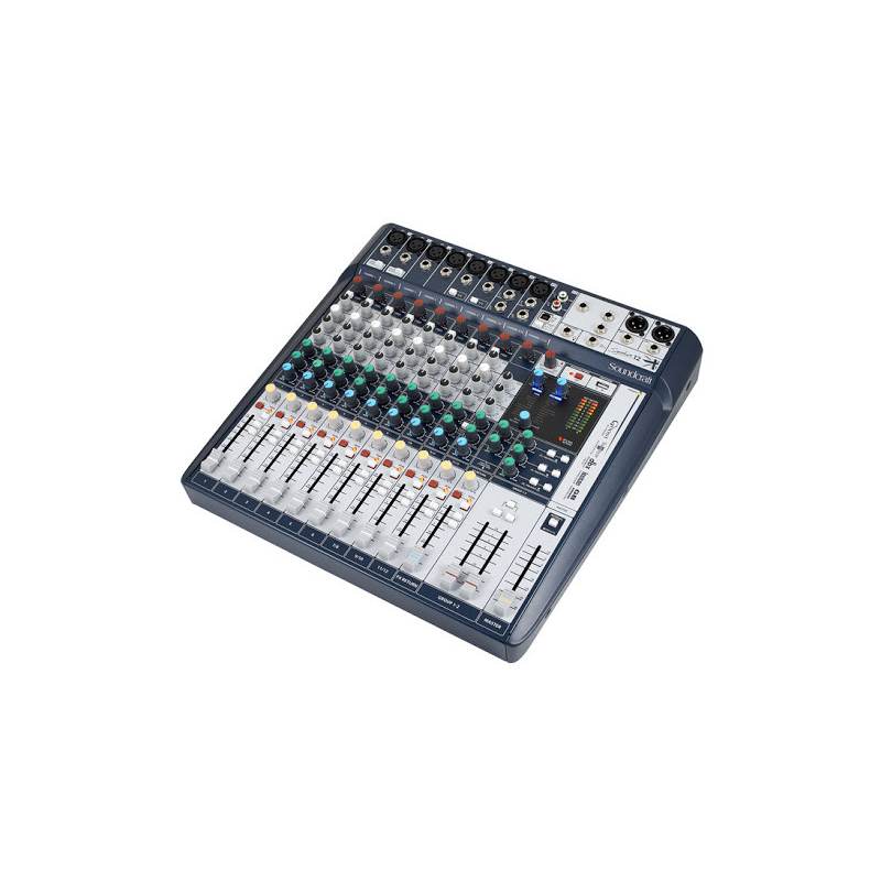 CONSOLA 12 CANALES SOUNDCRAFT SIGNATURE 12 8MIC +1ST