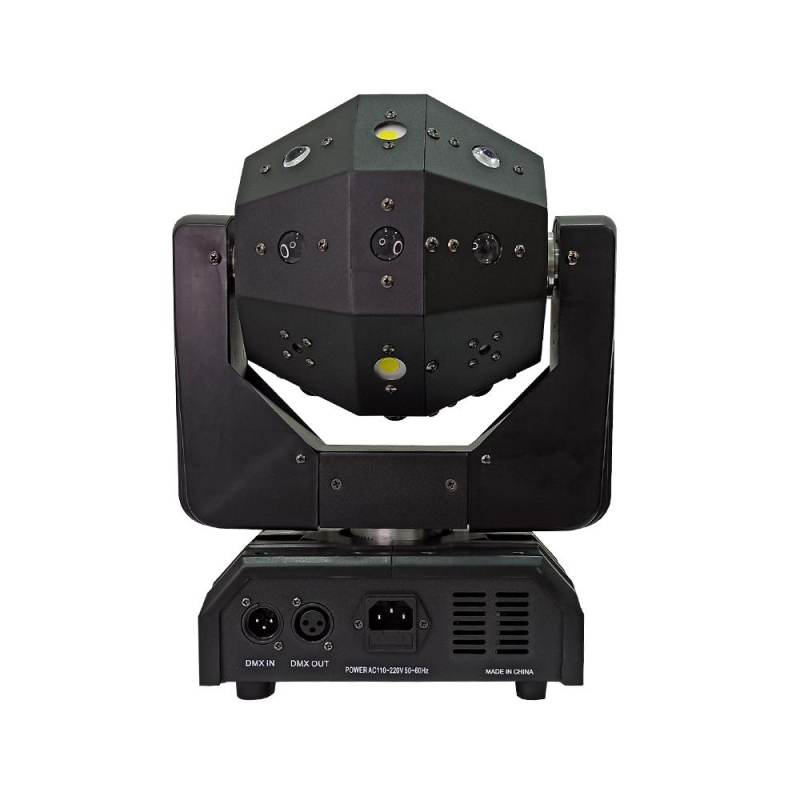 LUZ ROBOTICA SONIC XTREME MH162 GIRO INFINITO 16X3W + LASER + STROBE