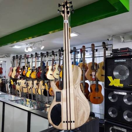 BAJO 5 CUERDAS CORT A5 PLUS ARTISAN SINGLE-CUT + ESTUCHE