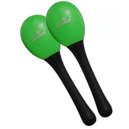 MARACAS OVALADAS ALICE VARIOS COLORES (PAR)