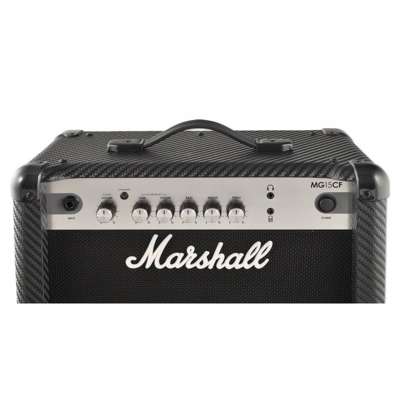 AMPLIFICADOR MARSHALL MG15CF 15W/GUITARRA ELÉCTRICA