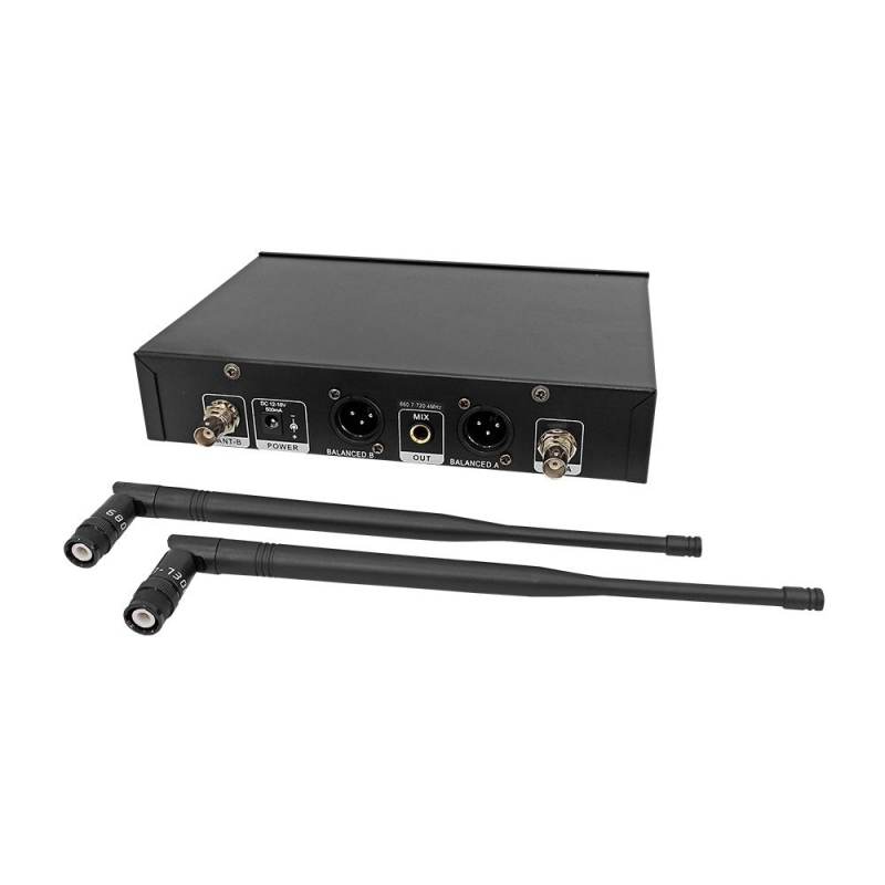 MIC. INALÁMBRICO ULTRA SOUND ULTRAMIC DUAL UHF ANTIFEEDBACK